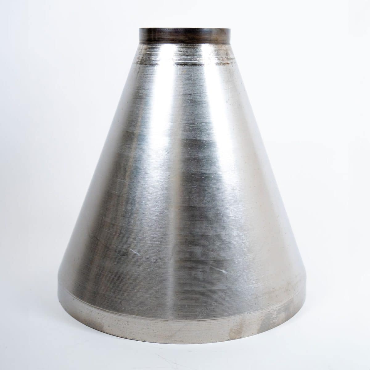 Welded Steel Cone with Outlet | Toledo Metal Spinning Company